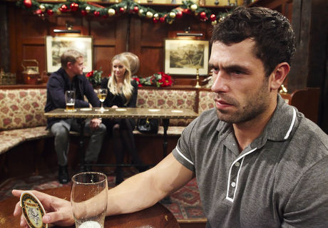 Irritated Andy Sugden Kelvin Fletcher Looks Editorial Stock Photo ...