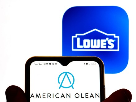 This Photo Illustration American Olean Logo Editorial Stock Photo ...