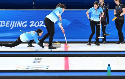 China Beijing Olympic Winter Games Curling Women's Round Robin Session ...