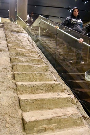 Survivors Stairs Bare Concrete Were Escape Editorial Stock Photo ...