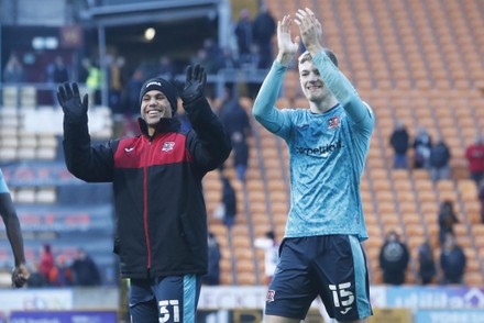 Exeter City Player Kieran Phillips Celebrates Editorial Stock Photo ...
