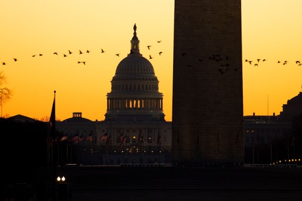 United States Capitol Building Seen Before Editorial Stock Photo ...
