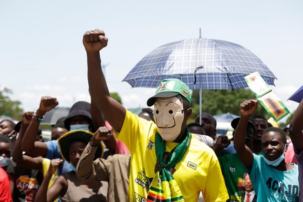 Supporters Attend Event Launch Zanu Pf Editorial Stock Photo - Stock ...