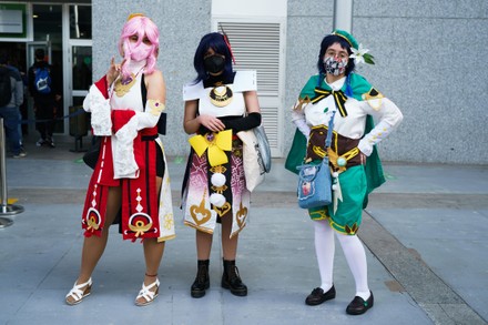 Cosplayer Poses During Japan Weekend Madrid Editorial Stock Photo ...