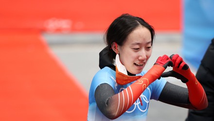 Li Yuxi China Reacts After Skeleton Editorial Stock Photo - Stock Image | Shutterstock