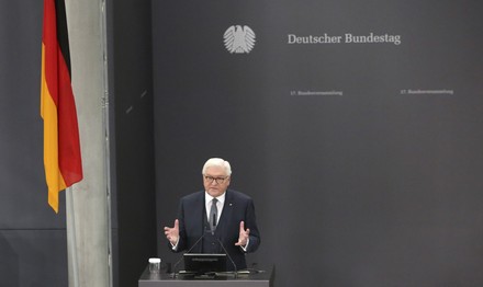 German President Frankwalter Steinmeier Speaks Following Editorial ...
