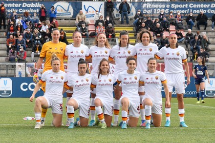 Italian Coppa Italia Women football match AS Roma vs FC Como Women, Tre ...