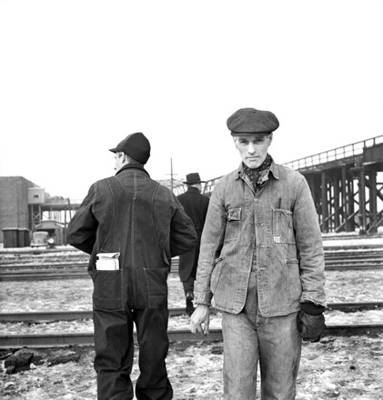 Switchmen Chicago North Western Railroad Yard Editorial Stock Photo ...