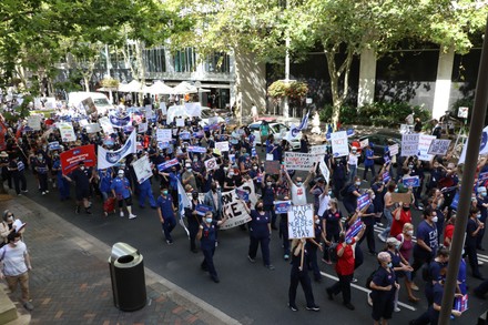 Nsw Nurses Strike Defiance Industrial Relations Editorial Stock Photo ...