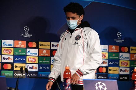 PSG press conference, Parc des Princes Stadium, Paris, France - 14 Feb ...