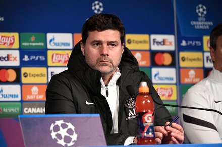 PSG press conference, Parc des Princes Stadium, Paris, France - 14 Feb ...