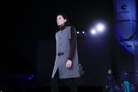 Model On Catwalk Pierre Cardin Fashion Editorial Stock Photo - Stock ...