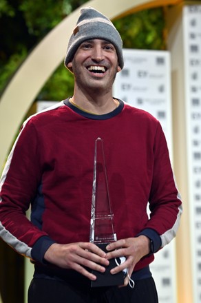 Odoo Ceo Fabien Pinckaers Poses Trophy Editorial Stock Photo - Stock ...