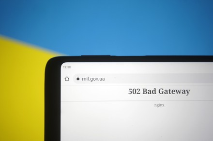 This Photo Illustration 502 Bad Gateway Editorial Stock Photo - Stock ...
