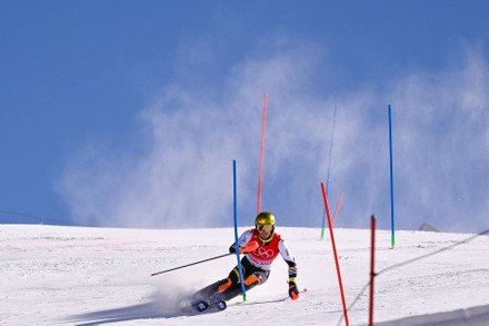 Beijing 2022 Winter Olympics Alpine Skiing Slalom Men, Beijing, China ...