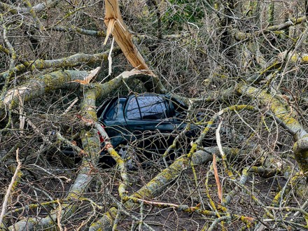 Storm Eunice Brings Winds 90 Mph Editorial Stock Photo - Stock Image ...