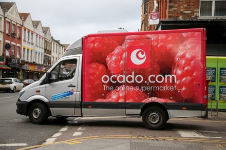 Ocado Delivery Van Seen London Editorial Stock Photo - Stock Image ...