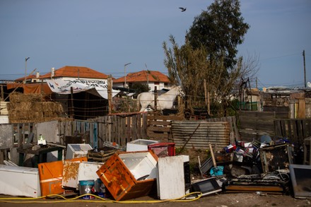 Gypsy camps in Portugal, Peniche - 19 Feb 2022 Stock Pictures ...
