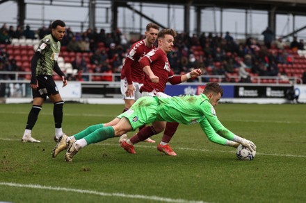 Colchester United Goalkeeper Sam Hornby 23 Editorial Stock Photo ...