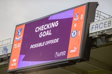 Signage Displaying Checking Goal Announcement Michael Editorial Stock ...