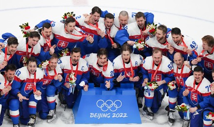 Athletes Slovakia Pose Photos After Awarding Editorial Stock Photo ...