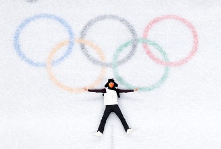 Chinese Figure Skater Jin Boyang Lies Editorial Stock Photo - Stock ...