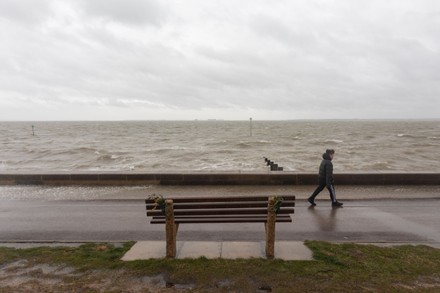 High Tide Southend Seafront Third Storm Editorial Stock Photo - Stock ...