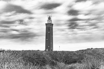 West Head Lighthouse Vuurtoren Westhoofd Dutch Editorial Stock Photo ...