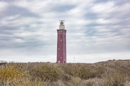 West Head Lighthouse Vuurtoren Westhoofd Dutch Editorial Stock Photo ...