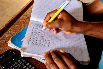 Students Learn Shumom Indigenous Writing System Editorial Stock Photo ...