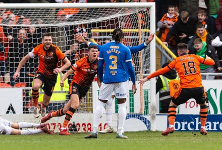 Dundee United Defender Ross Graham Celebrates Editorial Stock Photo ...