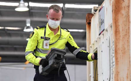 Australian Border Force Abf Officer Using Editorial Stock Photo - Stock ...
