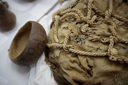 Mummy Wrapped Cloth On Display Next Editorial Stock Photo - Stock Image ...