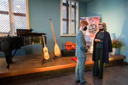 Royals Gent Kask Conservatory Music School Visit, Gent, Belgium - 23 ...