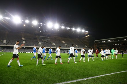 Teams Walk Out Before Kick Off Editorial Stock Photo - Stock Image ...