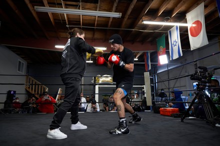 Boxer Alan Kid Kansas Garcia Workout Editorial Stock Photo - Stock ...