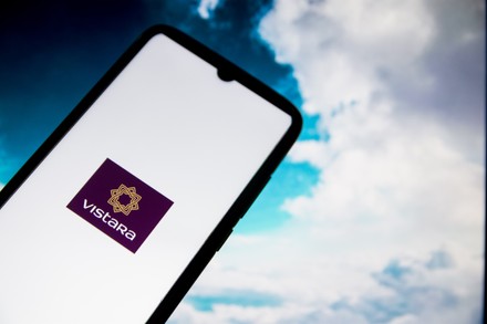 This Photo Illustration Vistara Airlines Logo Editorial Stock Photo ...