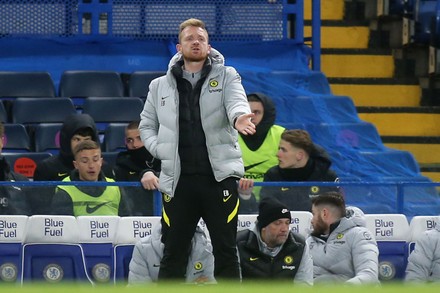 Chelseas U18 Manager Ed Brand During Editorial Stock Photo - Stock ...