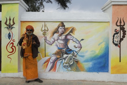 Saint Poses Photo Front Mural Lord Editorial Stock Photo - Stock Image ...