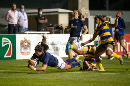 Lisa Thomson Centre Scores Try Scotland Editorial Stock Photo - Stock ...