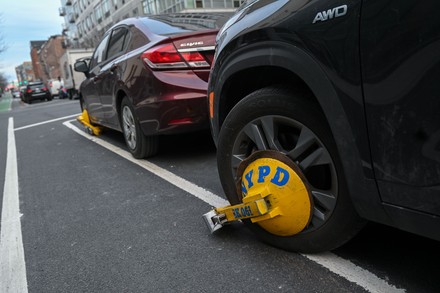 Nypd Traffic Department Booted Passenger Car Editorial Stock Photo ...