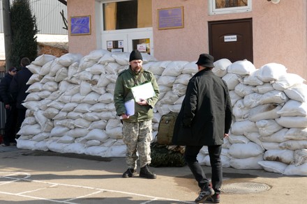 Citys Military Registration Enlistment Office Recruits Editorial Stock ...