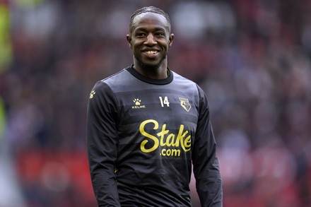 Watfords Hassane Kamara Warms Prior English Editorial Stock Photo ...