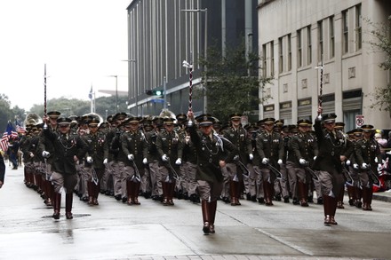 Military Band Marches During 90th Downtown Editorial Stock Photo ...