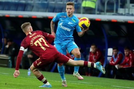 Ilya Samoshnikov L Fc Rubin Kazan Editorial Stock Photo - Stock Image ...