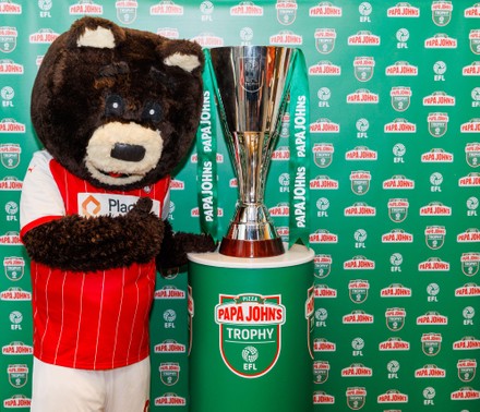 Miller Bear Poses Papa John Trophy Editorial Stock Photo - Stock Image ...