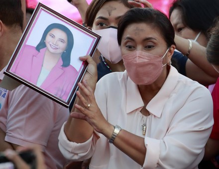 Philippines Vice President and Presidential candidate Leni Robredo ...