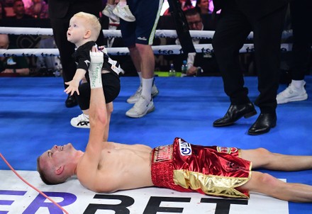 World Boxing Organization Asia Pacific super featherweight title bout Liam Wilson vs Joe Noynay ...