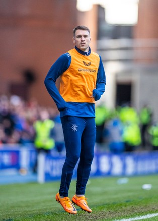Scott Wright Rangers Warms During Scottish Editorial Stock Photo ...