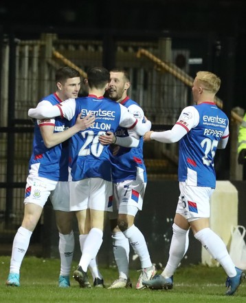 Carrick Rangers Vs Linfield Linfields Jake Editorial Stock Photo ...